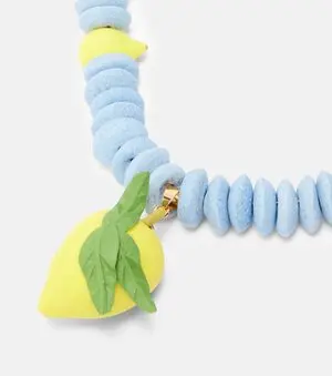 JENNIFER BEHR Beaded Necklace With Citron Charm
