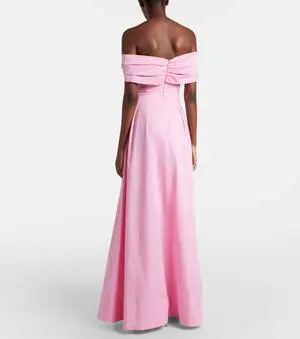 Rebecca Vallance Dianthe Off-the-shoulder Gown
