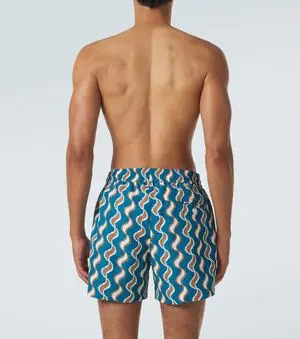 Frescobol Carioca Rio Printed Swim Trunks