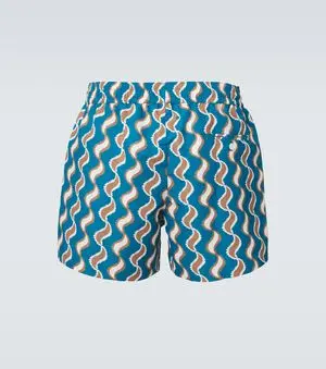 Frescobol Carioca Rio Printed Swim Trunks