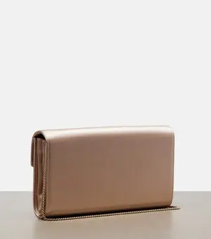 ROGER VIVIER Efflorescence Embellished Satin Clutch