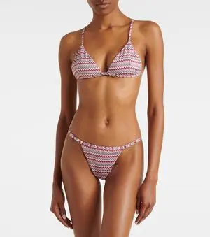 BANANHOT Emilynn Chevron Bikini Top