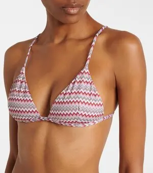 BANANHOT Emilynn Chevron Bikini Top