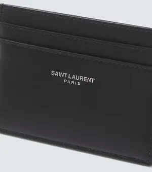 Saint Laurent Leather Card Holder
