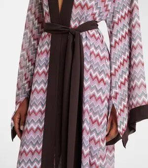 BANANHOT Jim Chevron Cotton Beach Cover-up