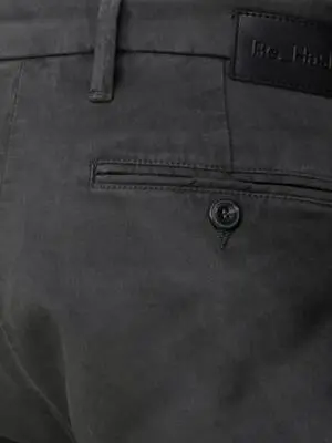 RE-HASH Logo-patch Chino Trousers