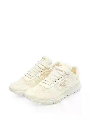 Prada Perforated Lace-up Sneakers