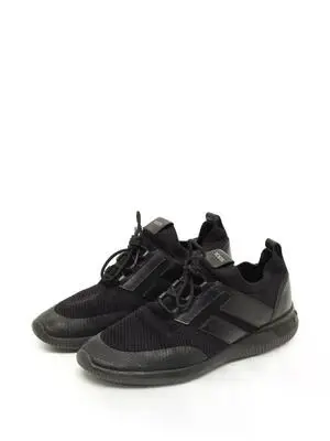 TOD'S Knit Leather Sneakers