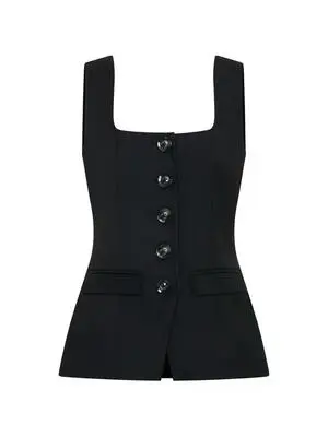 Anna Quan Marisol Sleeveless Top - Black