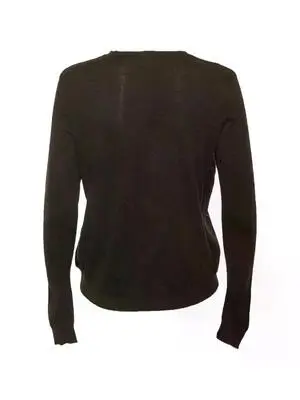 Ralph Lauren Equestrian Print Long Sleeve Sweater