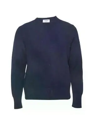 Thom Browne Rwb Stripe Crewneck Sweater - Blue