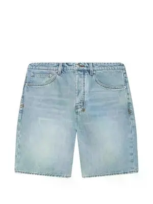 Ksubi Anti K Embroidered Denim Shorts