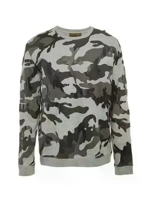 Valentino Garavani Camouflage Print Sweatshirt - Grey