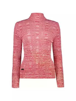 ELLERY Ribbed-knit High-neck Sweater - Red