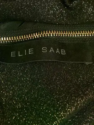 Elie Saab Lurex Bodysuit With Tulle Trim