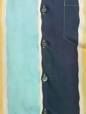 Prada Striped Bowling Shirt