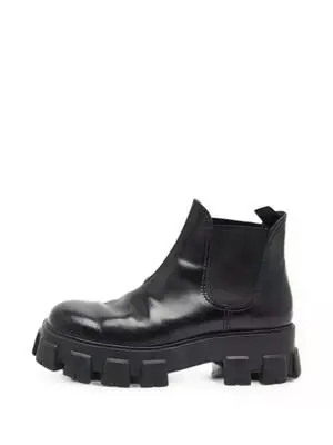 Prada Monolith Lug-sole Chelsea Boots