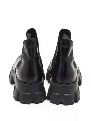 Prada Monolith Lug-sole Chelsea Boots