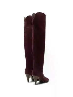 Casadei Venus Nomad Suede Over-the-knee Boots