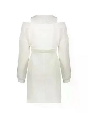 Alberta Ferretti Layered Cut-out Mini Dress