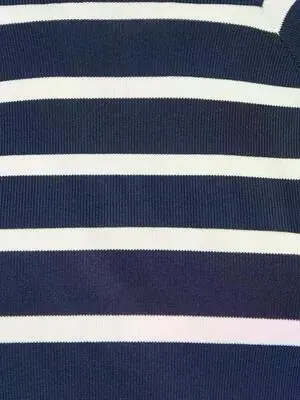 Ralph Lauren Striped Ribbed-knit High Neck T-shirt