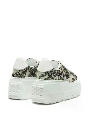 Casadei Nexus Pandora Floral-lace Sneakers