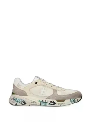 Premiata Mase Panelled Sneakers - Neutrals