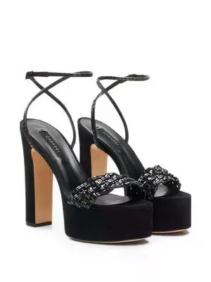 Casadei Godyva Crystal-embellished Sandals