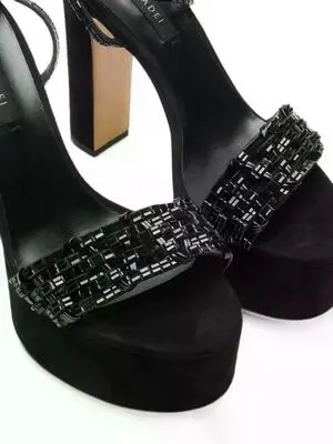 Casadei Godyva Crystal-embellished Sandals