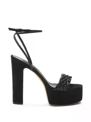 CASADEI Godyva Crystal-Embellished Sandals
