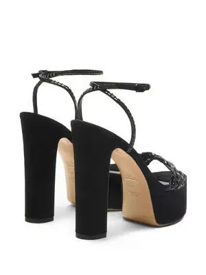 Casadei Godyva Crystal-embellished Sandals