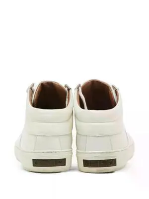 JIMMY CHOO Leather Lace-up Sneakers