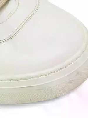 JIMMY CHOO Leather Lace-up Sneakers