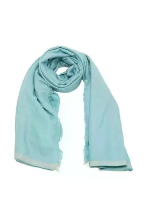 Loro Piana Stripe-pattern Fringed Scarf