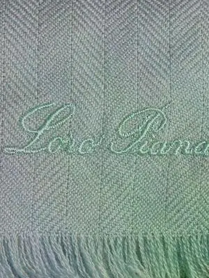 Loro Piana Stripe-pattern Fringed Scarf