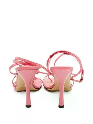 Bottega Veneta Squared-toe Ankle-strap Heeled Sandals