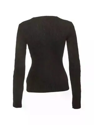 Ralph Lauren Cashmere Cable-knit Crew Neck Sweater