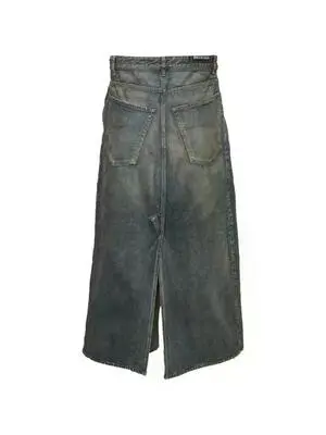 Balenciaga Apron Skirt Docking Denim Jeans