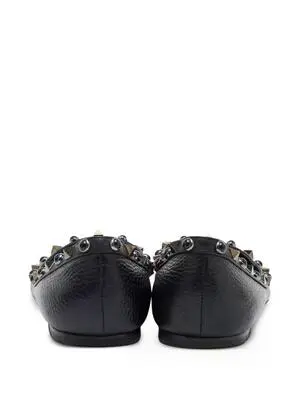 Valentino Garavani Rockstud Pointed-toe Ballet Flats