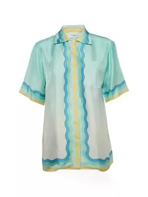 Casablanca Printed Silk Shirt