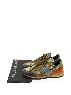 Valentino Garavani Rockrunner Butterfly-print Sneakers