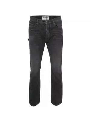 Balenciaga Distressed Straight-leg Jeans - Grey