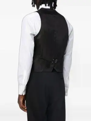Emporio Armani Satin V-neck Waistcoat