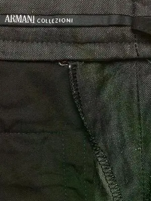 ARMANI Cotton Wide-leg Trousers