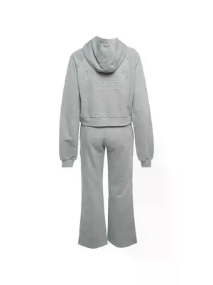 Patrizia Pepe Logo-embossed Knit Sweater And Trousers Set