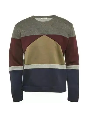 Valentino Garavani Paneled Crew-neck Sweatshirt