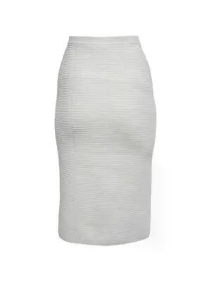 Giorgio Armani Rib-knit Pencil Mini Skirt