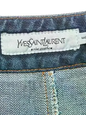 Saint Laurent Denim Mini Skirt