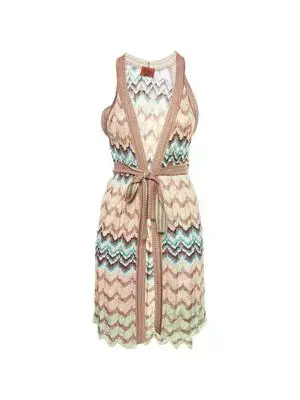Missoni Pointelle Knit Belted Cardigan