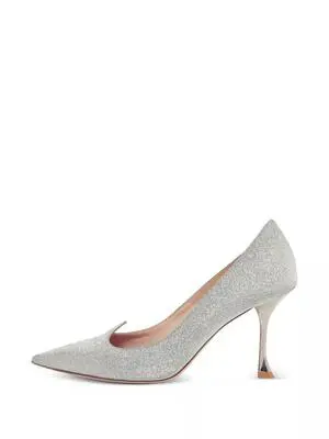 ROGER VIVIER Glitter Heart Pumps